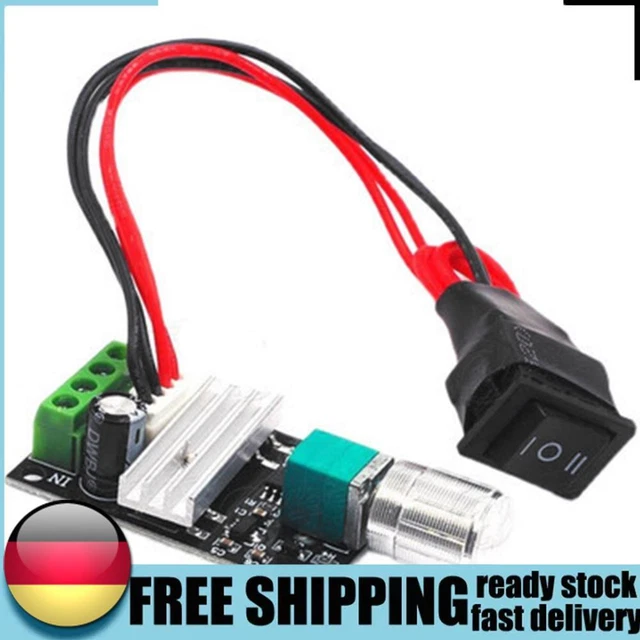 MOTOR SPEED CONTROLLER Module DC6-28V PWM Motor Speed Controller 6V 12V 24V 28V EUR 4,63 ...