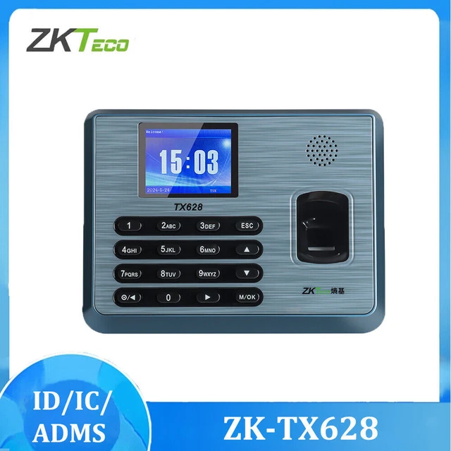 ZKTECO TCP/IP TX628 Fingerprint Time Attendance Access Control System ...