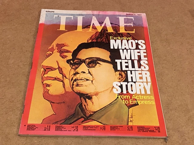 TIME MAGAZINE 21/3/1977 Mao's Wife Tells Her Story, Ruslan, Ludmilla £9 ...