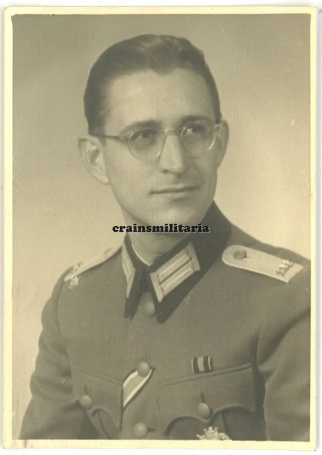 ORIG. FOTO PORTRAIT Heer Offizier Schulterklappen "132" in WIEN ...