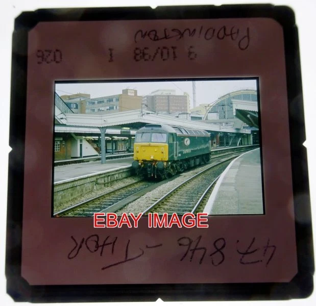 ORIGINAL SLIDE CLASS 47 Loco No 47846 Thur At Paddington Station £2.75 ...