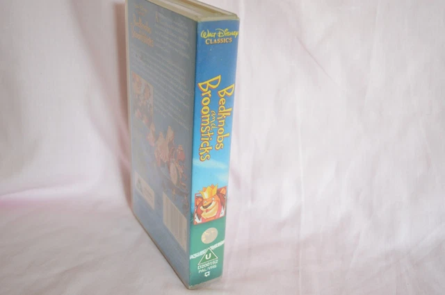 DISNEY BEDKNOBS AND Broomsticks Vhs Video Angela Lansbury Roddy ...