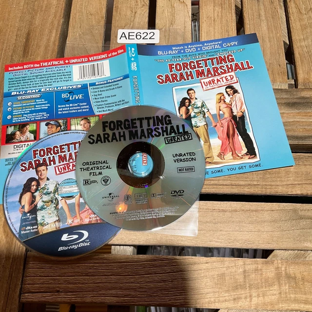 FORGETTING SARAH MARSHALL (Blu-ray/DVD, 2011, 2 disques sans étui sans ...