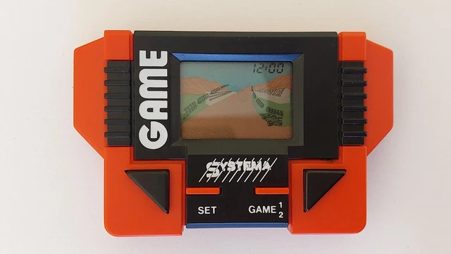 RARE VINTAGE SYSTEMA F1 Car Racing LCD Handheld Game Retro 1980’s ...