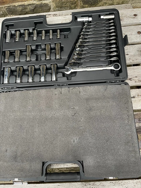 HALFORDS ADVANCED SOCKET and Ratchet Spanner Set 200 Pc Pls Read Desc £ ...