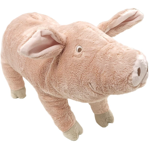 IKEA KNORRIG STOFFTIER Schwein Ferkel Kuscheltier Plüschtier in rosa ...