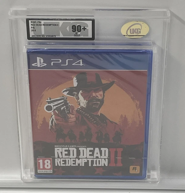 RED DEAD REDEMPTION 2 PS4 UKG Graded 90+ MT Gold WATA VGA Sony ...