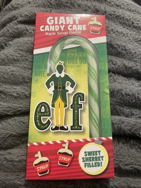ELF GIANT CANDY Cane Maple Syrup Flavored with Sherbet £2.24 - PicClick UK