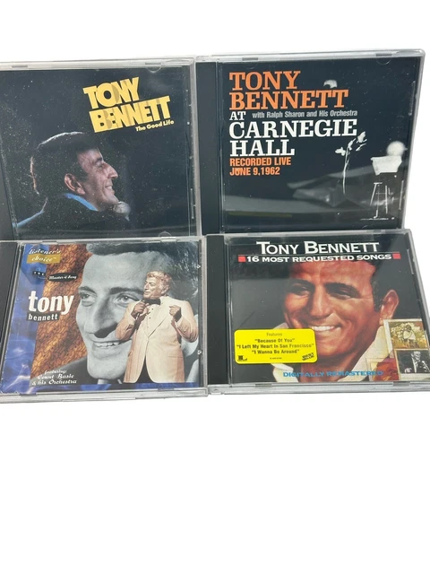 MENGE 4 TONY Bennett Musik-CDs The Good Life, Carnegie Hall ...