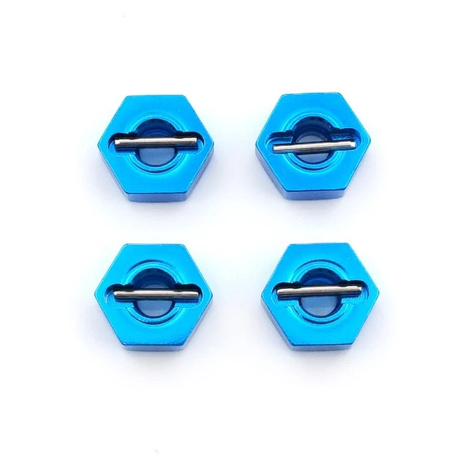 FOR WLTOYS 12428 12mm Zinc Alloy Hex Hub Adapter Upgrade Parts Set of 4 ...