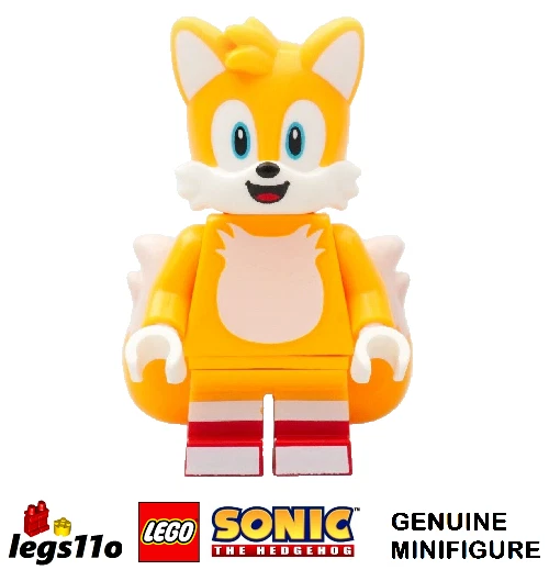 LEGO SONIC THE Hedgehog - Tails (Miles Prower) minifigure SON002 NEW ...
