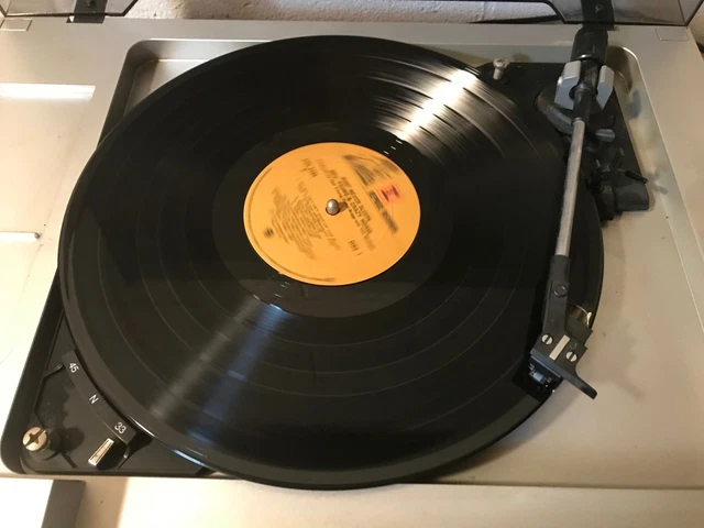 VTG HITACHI AM/FM Stereo Turntable Record Player Cassette Tape SDT ...