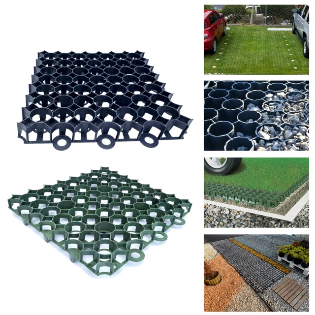 GRASS GROUND REINFORCEMENT Grids Paving Driveway Grass Path - 50cm x ...