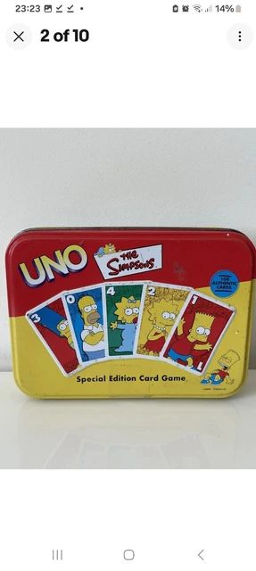 THE SIMPSONS UNO special edition card game tin 2002 £25.00 - PicClick UK