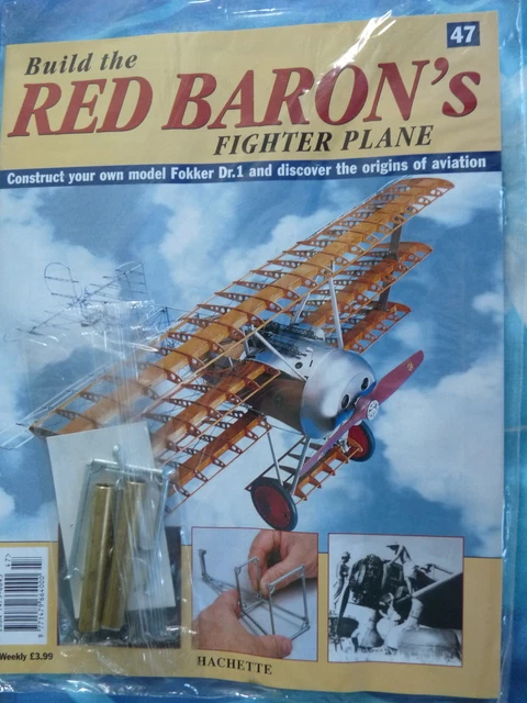 BUILD THE RED Baron's Fighter Fokker Dr1 Hachette Ausgabe 47 Neu ...