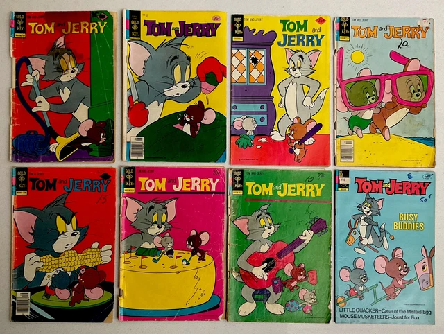 8 X GOLD Key Tom And Jerry Comic Books 1970s EUR 18,06 - PicClick FR