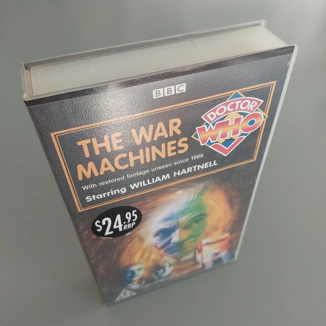 DR DOCTOR WHO Vintage VHS PAL Video Cassette The War Machines William ...
