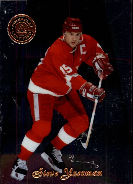 1997-98 CARTE DE hockey certifiée Pinnacle Red Wings #38 Steve Yzerman EUR 1,88 - PicClick FR