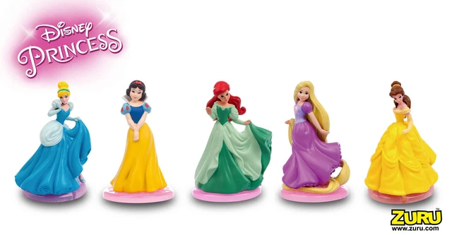 MINI FIGURINES DISNEY Princess Zuru Capsule Deluxe Cake Topper 5 À ...