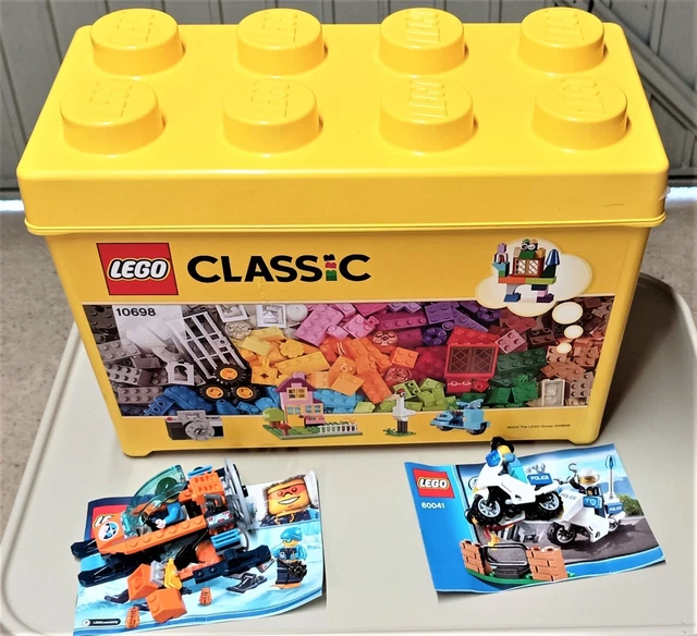 LEGO YELLOW STORAGE box and LEGO City oddments £5.99 - PicClick UK