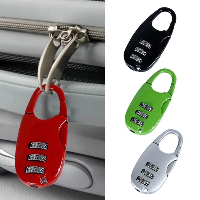 ZINC ALLOY 3 Digit Password Lock Luggage Combination Code Lock Travel ...