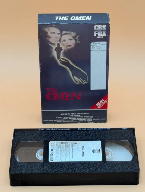 THE OMEN VHS 1984 CBS Fox Release Tested £6.24 - PicClick UK