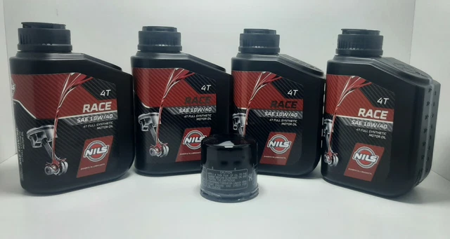 KIT DE MAINTENANCE 4L Huile Nils Race 10W40 Full Synthetic CB500 F-G,H 16-17 EUR 89,92 - PicClick FR