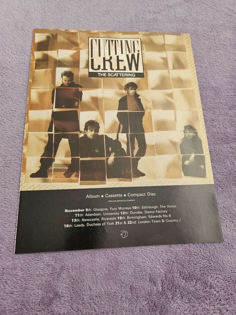 FRAMED MAGAZINE ADVERT 12X9" Cutting Crew : The Scattering £19.99 ...