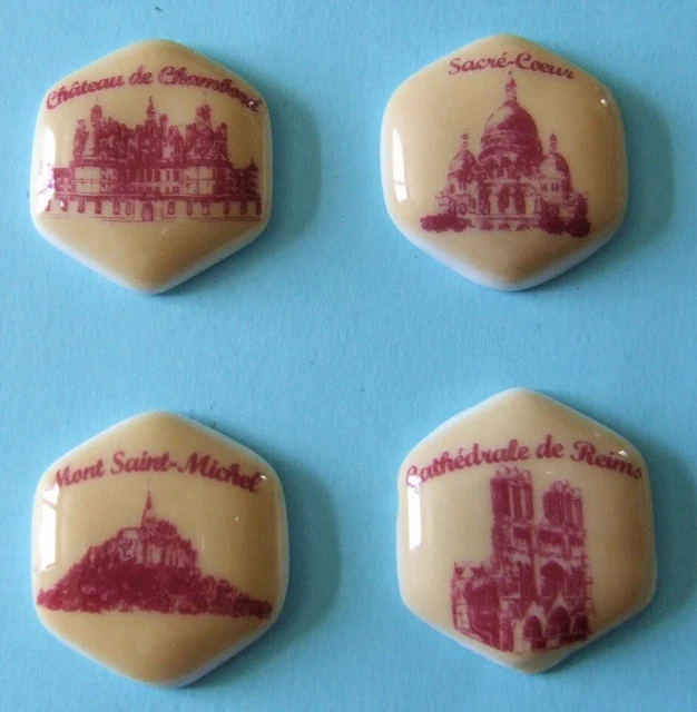 SÉRIE COMPLÈTE DE 4 fèves Artfun Monuments de France EUR 5,00 - PicClick FR