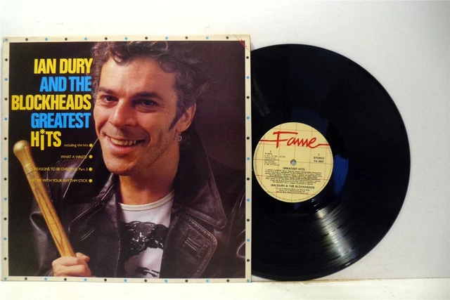 IAN DURY AND THE BLOCKHEADS greatest hits LP EX/VG+, FA 3031, vinyl ...