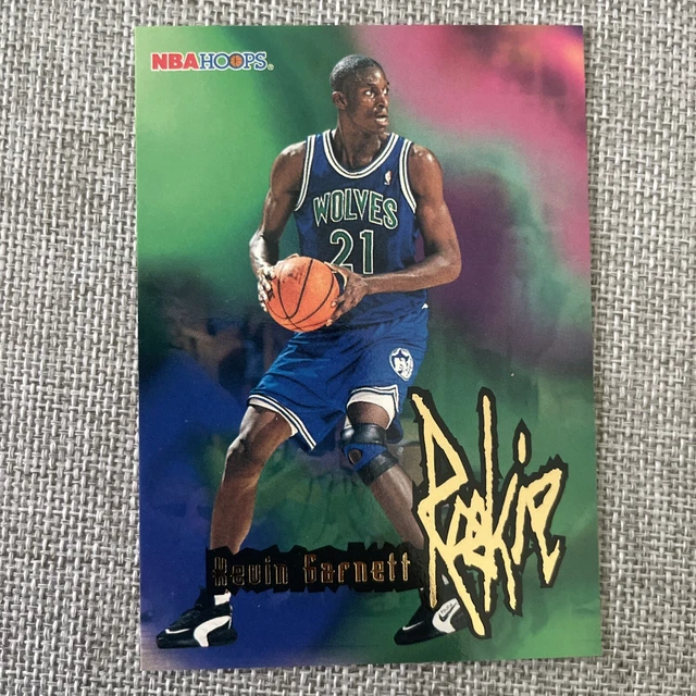 1995-96 NBA HOOPS KEVIN GARNETT RC recrue #272 Timberwolves HOF EUR 1 ...