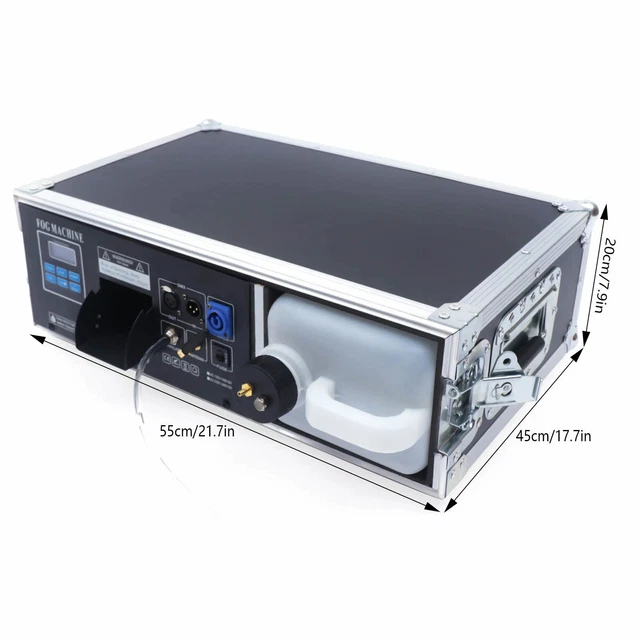 DMX MIST HAZE Machine 3.5L Stage Effect 1500W Fog Hazer for DJ Club ...