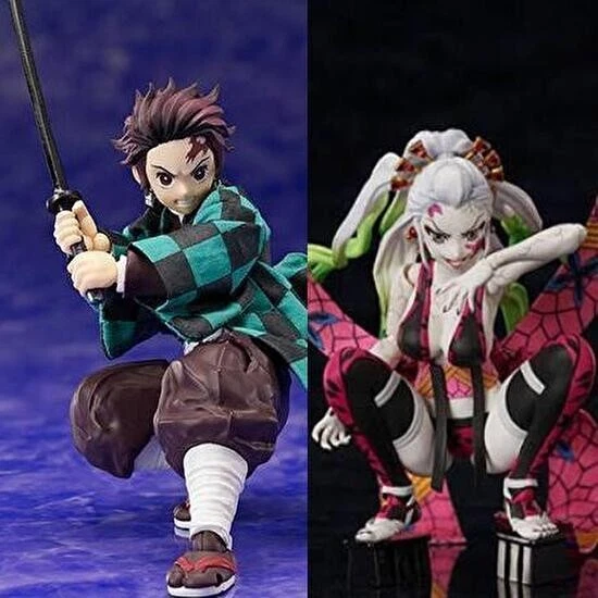 BUZZMOD. ANIPLEX DEMON Slayer Tanjiro Kamado & Daki Set figure 1/12 EUR ...