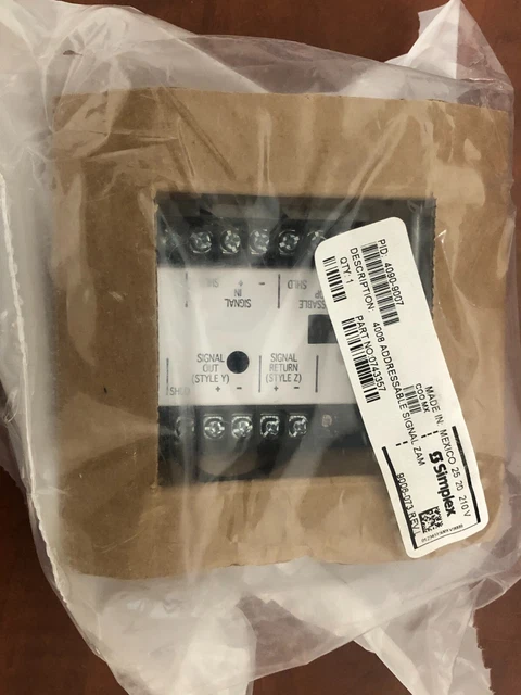 SIMPLEX 4090-9007 SIGNAL IAM Individual Addressable Module $34.99 ...