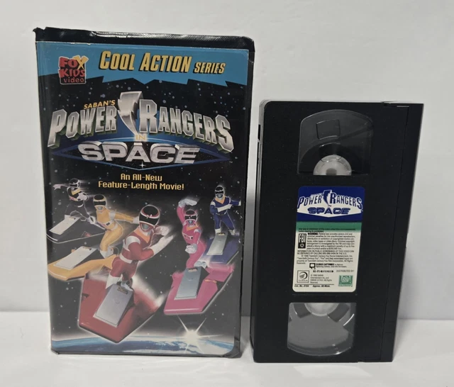 POWER RANGERS SPACE Clamshell VHS Tape (1998) £10.91 - PicClick UK