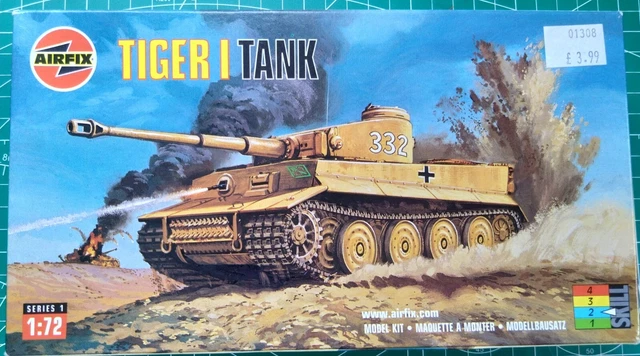 AIRFIX GERMAN TIGER 1 Tank 1/72 scale model WW2 Classic £7.00 - PicClick UK