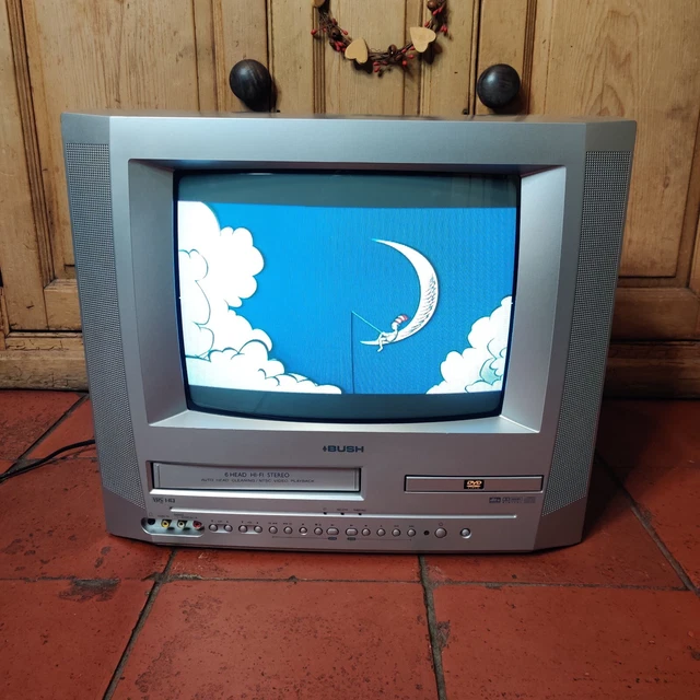 BUSH BTV183DVD/C RETRO Gaming CRT TV VHS DVD Combi Vintage Rare £139.95 ...