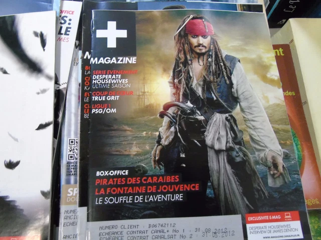 MAGAZINE CANAL + avril 2012 pirates des caraïbes true grit yann piat ...