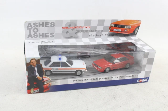 BOXED CORGI ASHES To Ashes Audi Quattro Ford Granada DCI Gene Hunt ... BOXED CORGI ASHES To Ashes Audi Quattro Ford Granada DCI Gene Hunt ...