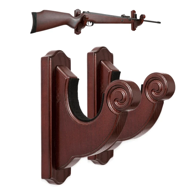 TESLYAR GUN RACK Wall Mount Hold Up Displays Horizontal Gun Rack and ...