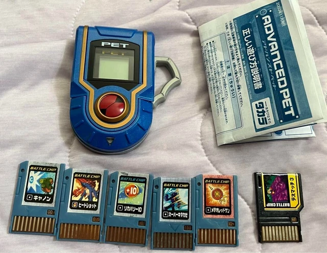 MEGAMAN EXE MEGAMAN Advanced Pet Battle Chip Set Collection Rockman ...