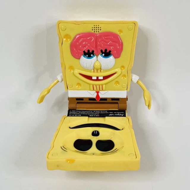 SPONGEBOB SQUAREPANTS CORDED Flip Phone Landline Telephone, 2003 ...