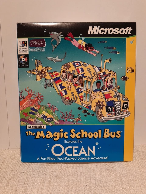 THE MAGIC SCHOOL BUS EXPLORES THE OCEAN --- Microsoft -- New & - Sealed ...