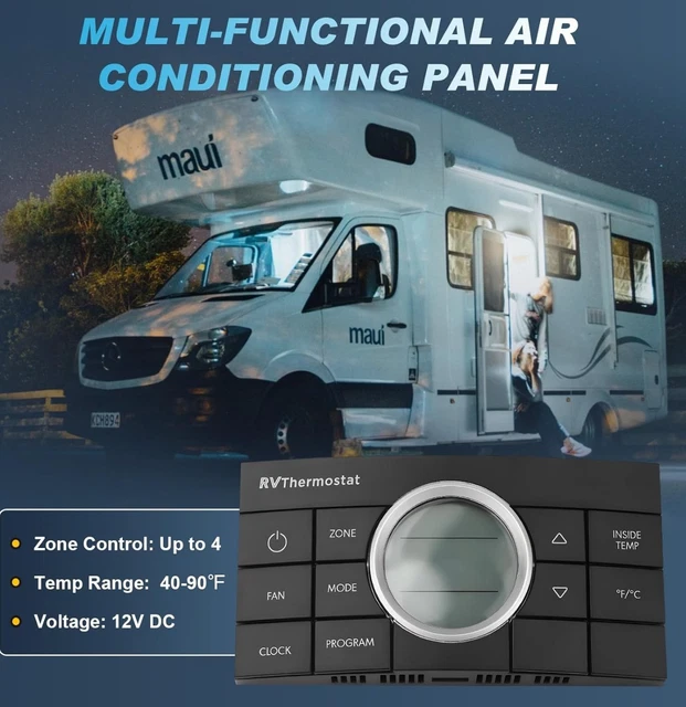 RV THERMOSTAT 10 Buttons Multi Zone Comfort Control Center 2 3314082. ...