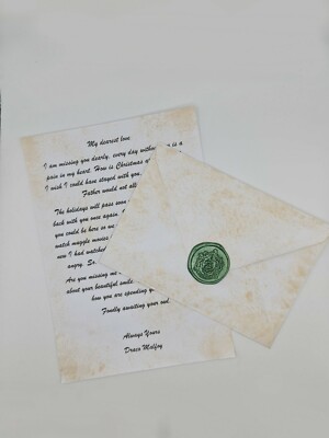 LOVE LETTER FROM Draco Malfoy Hogwarts. Harry Potter Stocking filler ...