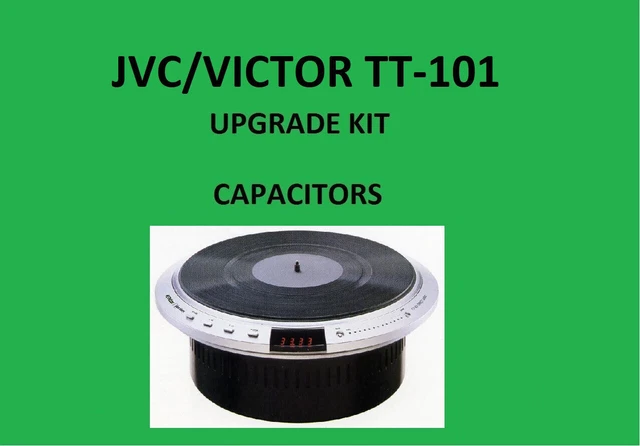 TURNTABLE JVC/VICTOR TT-101 Repair KIT - all capacitors $111.17 ...