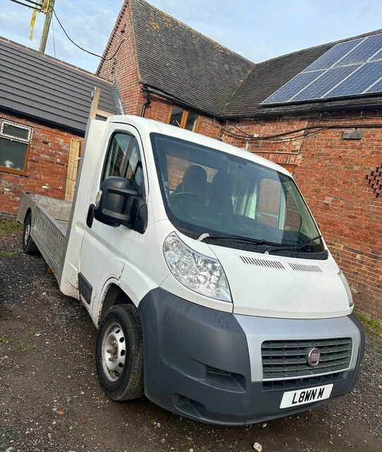 KFS FIAT DUCATO Plant & Go Low Loader Mower Digger Van With Ramps £ ...
