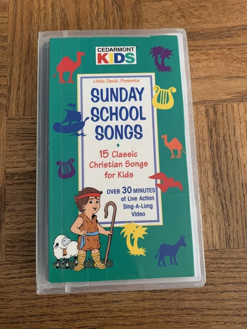 CEDARMONT KIDS SUNDAY School Songs(VHS 1996)TESTED-RARE VINTAGE-SHIPS N ...