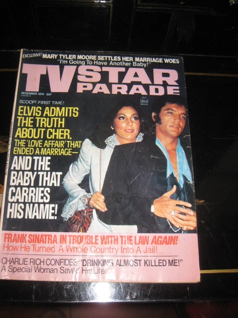 VINTAGE ELVIS AND Cher TV Star Parade Magazine Nov. 1974 £11.61 ...