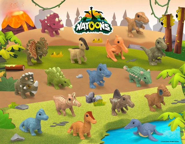 NATOONS DINOSAURS CHOOSE Your Figure (Vc097 - Vc123) Toys Kinder 2025/ ...
